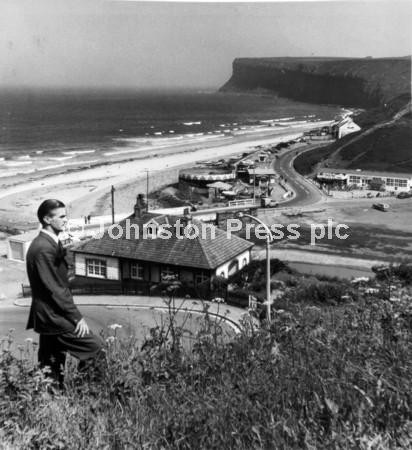28210542-Saltburn by the Sea, 3rd July 1963 A cliff top view of the bat ...