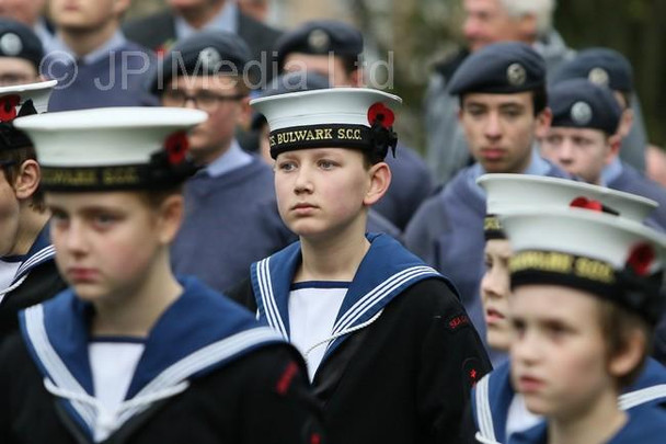 39611393-Buxton Remembrance Service, Sea and Air Cadets on parade ...