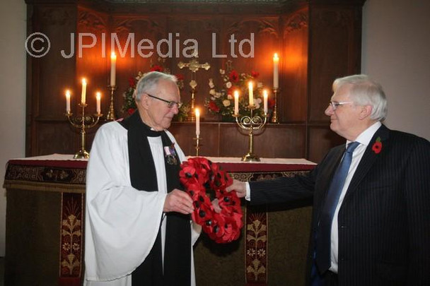 39612245-DM22110390a. jpg. Remembrance Sunday service at Woolbeding ...