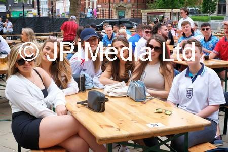39011416-Fanzone for the Euros at Preston Flag Market. Rosie Hilton ...