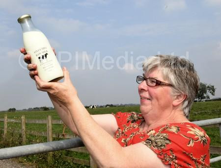 39112882-Anne Alderson of Scorton Road Farm. , South Cowton with a ...