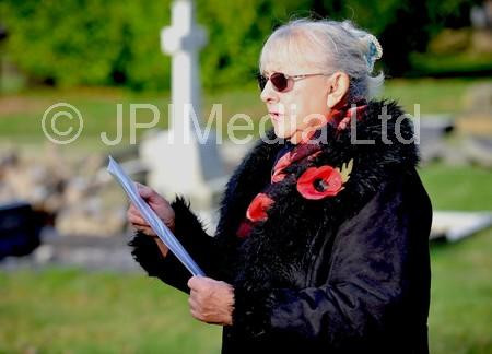 39247500-The secretary of The Friends of Westoe Cemetery Fay Cunningham ...
