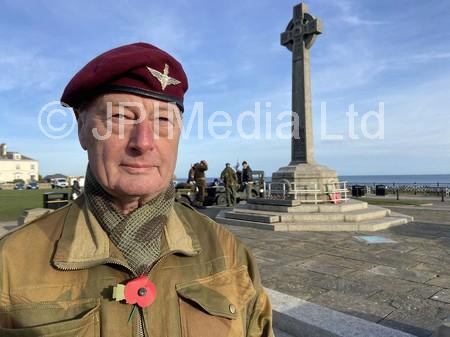 39249809-Bob Dunkley from the Military vehicle display team attending ...