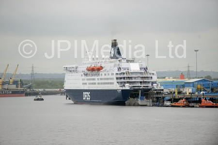 38994602-DFDS Ferry on the River Tyne. - National World | Newsprints