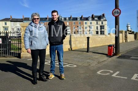 38926581-Gillian and Simon Burgon at the Headland Hartlepool. Picture ...