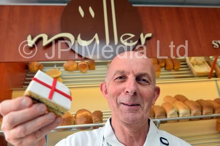 39044854-Muller s bakers owner Bruno Muller with the St George s Cross ...