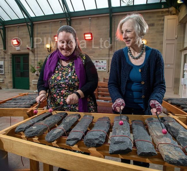 39621991-Heather Millard from Cliffe Castle Museum and Bobbie Millar ...