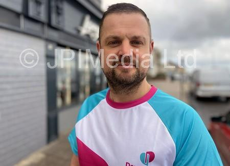 39404954-Dean McGill in his running vest. Picture by FRANK REID ...