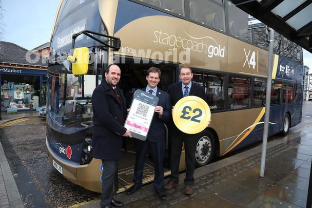 39638547-Kettering, visit by bus minister to Stagecoach bus garage to ...