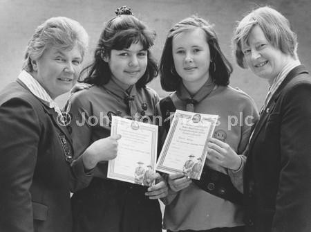 37263157-Back in April, 1992, Michelle Suri, second left, and Claire ...