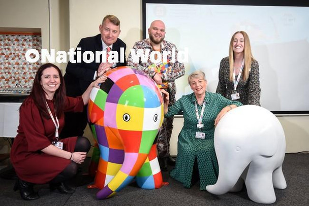 39693408-Elmer s Big Parade launch. Pictured are Rebecca Ferguson ...