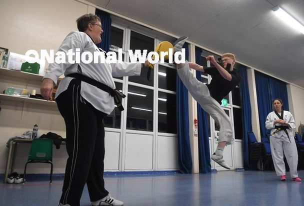 39640912-Photo Neil Cross; Eddie Ellison is back running his Taekwondo ...
