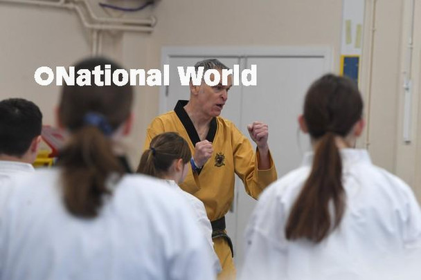 39640907-Photo Neil Cross; Eddie Ellison is back running his Taekwondo ...