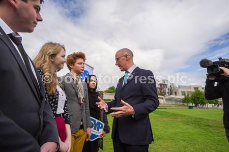 30875383-Edinburgh UK Jun 18 2015; The Deputy First Minister John ...