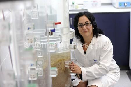 24780931-Professor Mercedes Maroto-Valer with a water column at Heriot ...