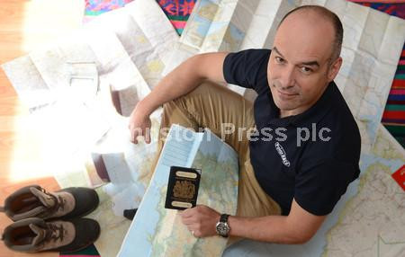24110245-Mike Laird, adventurer explorer He is off on another ...