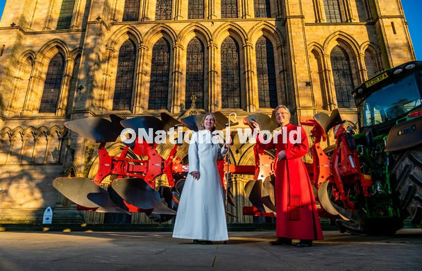 39917594-Ripon Cathedral Plough Sunday Service. Pictured The Right Revd ...