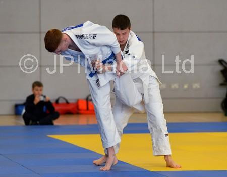 39406536-Opponents get to grips with each other during the NI Judo ...