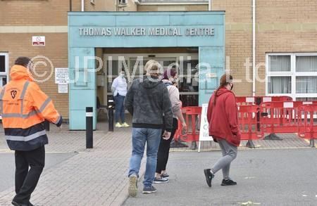 39020352-Walk-in Covid 19 vaccination centre at the Thomas Walker ...