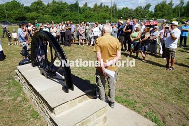 40347910-A new monument unveiled in honour of Arkwright Colliery ...