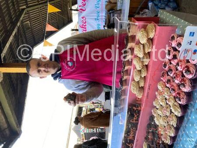 39257285-Tony Vogel on the Shelly Bakes Vegan Cakes stall at Melton s ...