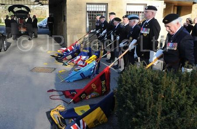 39338387-31st January 2022 Funeral of Harrogate DDay Veteran John ...