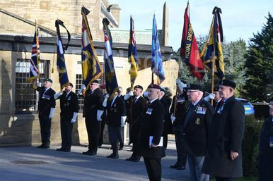 39338424-31st January 2022 Funeral of Harrogate DDay Veteran John ...
