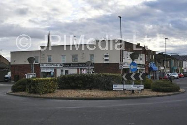 39286182-Scene of fatal RTC at roundabout off Broad Street, Whittlesey ...