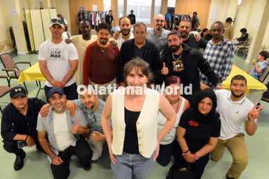 40359744-Salaam Community Centre manager Nancy Pout sends out a ...