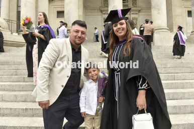 40361773-University of Portsmouth students at their graduation on ...