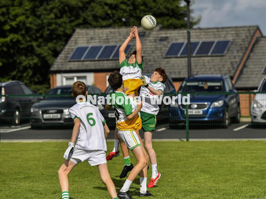 40365929-Craigbane take on Buncrana in the John McChrystal U13 Cup held ...