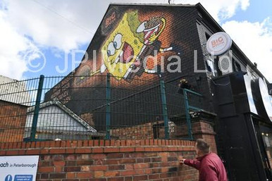 39400404-Nathan Murdoch street art in Lincoln Road, Peterborough ...