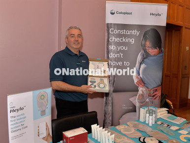 40394636-Coloplast representative Kevin McColgan pictured at the Stoma ...