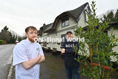 40428644-The Holly Bush Pub in Salt, where it is a hive of activity as ...