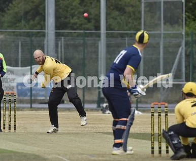 39519494-Cricket action from Peterborough Town CC v Finedon at Bretton ...