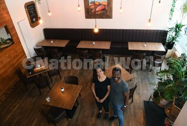 39489650-Casa Leeds, Grand Arcade, Leeds. Pictured David and Marta ...