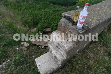 39443116-Scene of a double fatal RTC on the Crowland Road near Eye ...