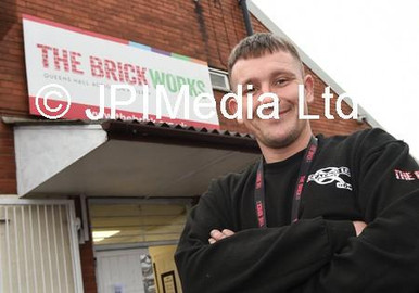 39341152-WIGAN - 02-02-22 - Kevin Barr at The Brick Works, Wigan, he ...