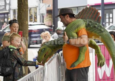 39555089-Dinosaurs in The Bullring in Wakefield. Picture Scott ...