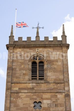 39563373-Flag flying at half mast, Dewsbury Minster - National World ...
