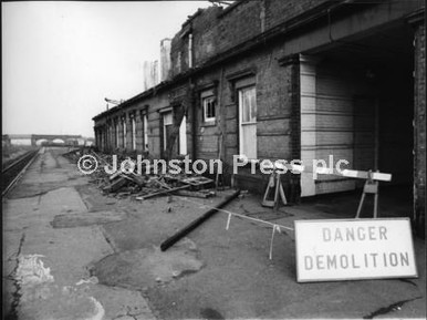 23875611-Normanton, 13th February 1980 Normanton Station, under the ...