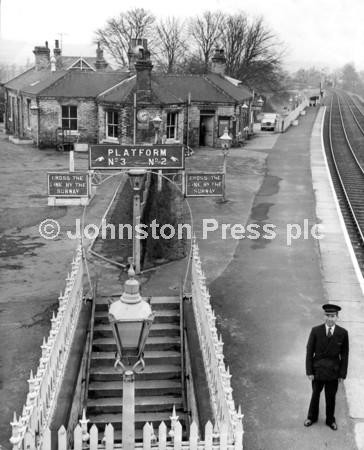 23875681-Arthington, 17th March 1965 Arthington station. Mr. Thomas ...