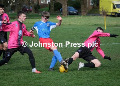 37499885-Kids football match of week, FC Rangers U15 v Kirkham. Reece ...