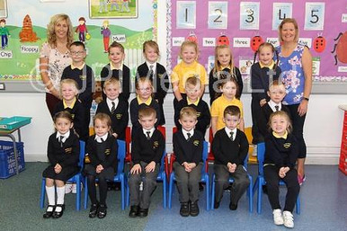 38206193-The P1 pupils in Mrs Lairds class at the Limavady Central ...