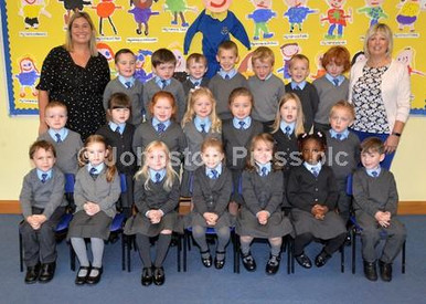 38173615-P1 pupils at Bleary Primary School pictured with teacher, Mrs ...