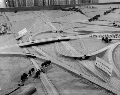 20004988-Forth Road Bridge flyover junction on Fife side - Model ...