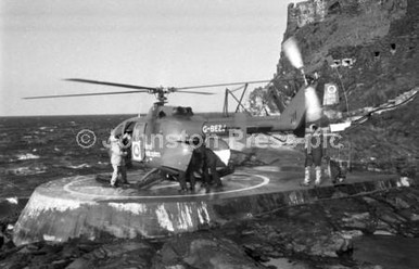 20384557-Bond Helicopters took John Vass to the Bass Rock lighthouse in ...