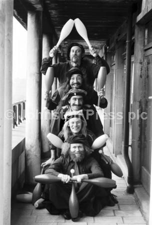 20385797-Comedy jugglers The Flying Karamazov Brothers were a hit on ...
