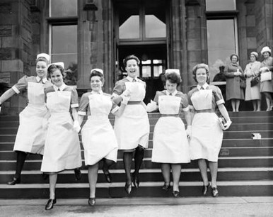 20007769-Royal Infirmary nurses - Duchess of Gloucester visit ...
