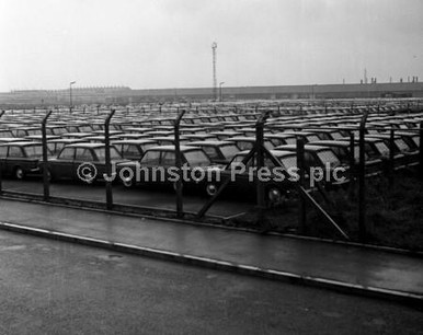 23446405-The new Hillman Imp outside the Rootes Factory at Linwood in ...